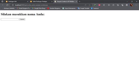 Menggunakan Cookies Dalam Jsp Netbeans Untuk Mengelola Permintaan Request Cookies