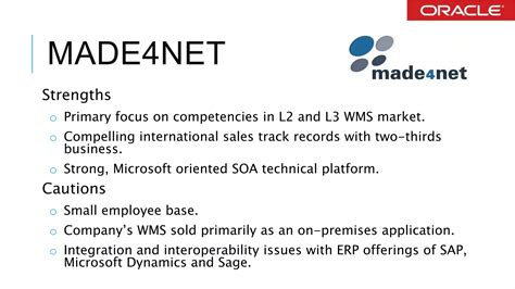 Oracle Warehouse Management System PPTX