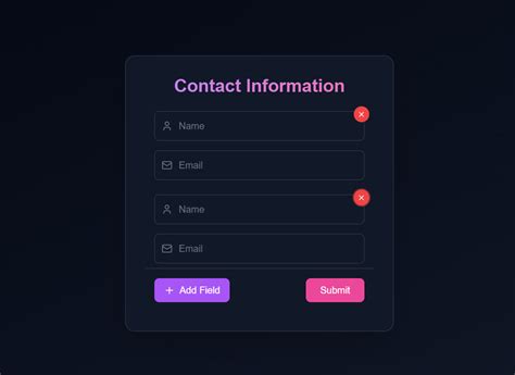 How To Built A Dynamic Form With Simplified Ui And Flexible Input