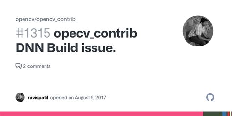 Opecv Contrib Dnn Build Issue Issue Opencv Opencv Contrib Github