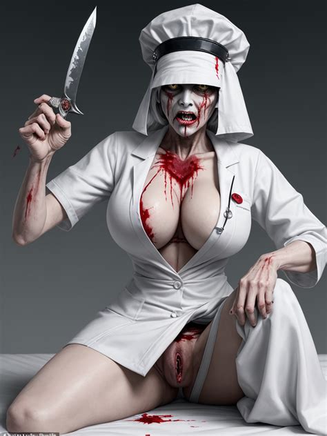 Img Naked An Old Female Doctor Is Wearing A White Face