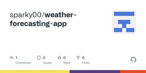 Github Sparky00weather Forecasting App