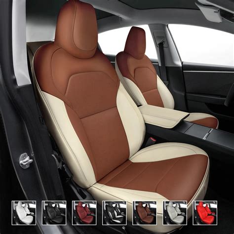 Premium Leather Seat Covers Boost Tesla Interior Style
