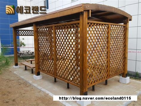 에코랜드 흡연실 흡연부스외부흡연시설야외퍼걸러 네이버 블로그