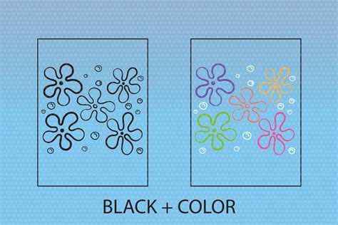 Spongebob Flower Pattern