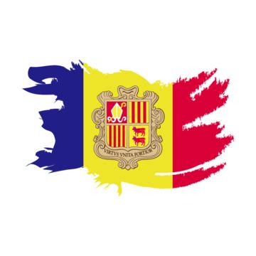 Andorra Flag Vector Andorra Flag Andorra Day Png And Vector With