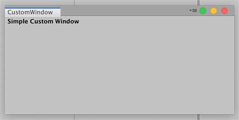 Custom Window In Unity Patryk Galach