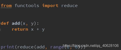 Python——高阶函数（map、reduce、filter、sorted）对序列每个元素求绝对值 Csdn博客