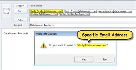 How To Prevent Sending Emails To A Specific Email Address In Your Outlook