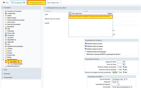 Resolvido Erro Mestre Detalhe Aplicação De Ligação Inexistente