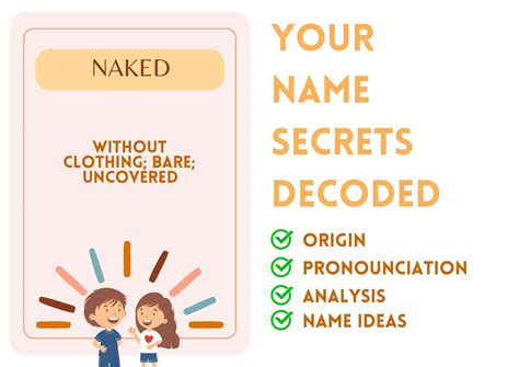 Naked Name Meaning And Pronunciation