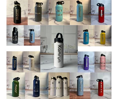 Hydro Flask Cobalt 20oz Laser Engraved Custom Hydro Flask Etsy Hydro Flask Cobalt 20oz Laser Engraved Custom Hydro Flask Etsy