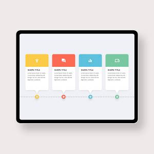 Horizontal List Paper PowerPoint Templates PowerPoint Free