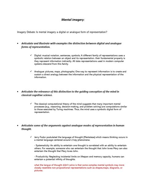 The Debate Over Digital Vs Analog Representation In Human Thought The Debate Over Digital Vs Analog Representation In Human Thought