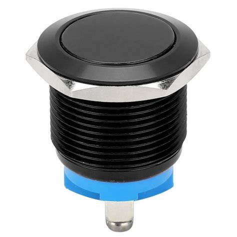 Bouton Poussoir à Réinitialisation Automatique Bouton Poussoir En Métal Interrupteur