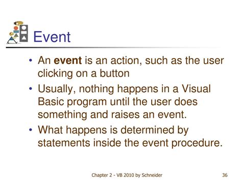 ppt chapter 2 visual basic controls and events powerpoint