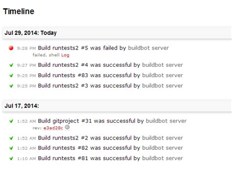 github trac hacks tracbuildbot trac plugin buildbot integration