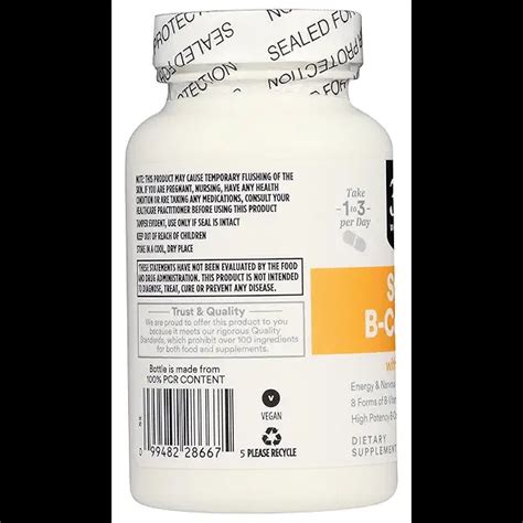 Vitamin B Stress Complex With Vitamin C 90 Veg Capsules Shipped To