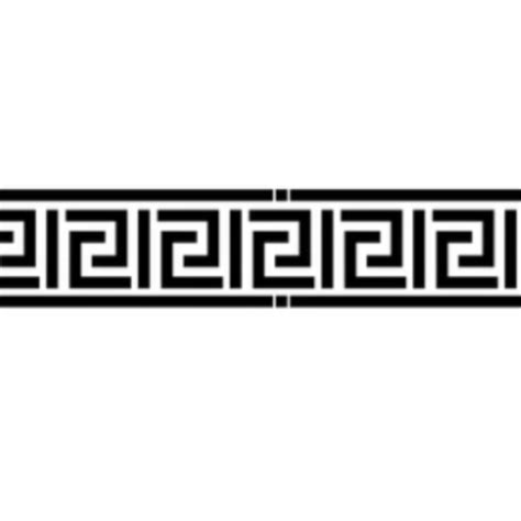 Greek Key Pattern Stencil Greek Key Wall Border Pattern Stencil