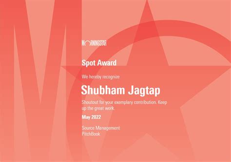 Shubham Jagtap On Linkedin Morningstar Awards Pitchbook