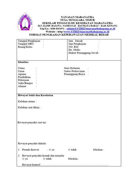 Format Kmb 1 Pdf Kesehatan Holistik Gaya Hidup