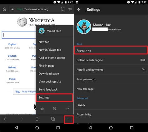 Microsoft Edge Android Diadop
