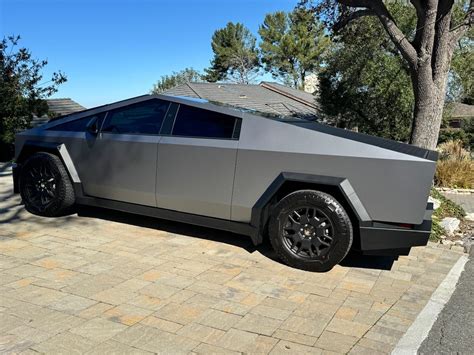 Dark Grey Pure Ppf Wrap Tesla Cybertruck Forum Cybertruck Owners Club