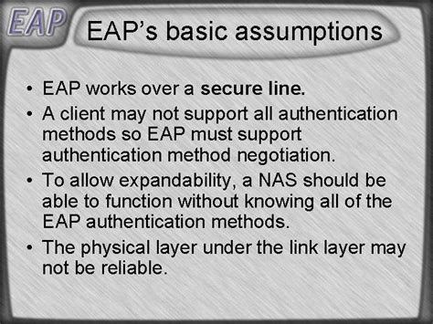 What Is EAP EAP Stands For Extensible Authentication