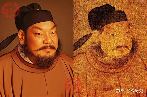 Ai还原唐太宗李世民六版画像容貌，一代明君跃然眼前 知乎