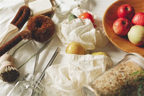 제로 낭비입니다 에코 천연 코코넛 비누와 세척 접시 금속 빨 대 그 라 놀라 유리에 대 한 브러쉬 에코 가방 과일 플랫 하다 플라스틱 무료 항목입니다 지속 가능한 라이프