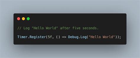 Chronity Simple Delayed Functions In Unity Runity3d