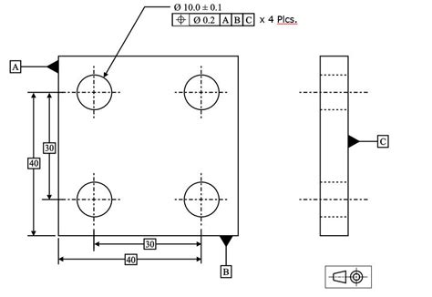 Solved The Feature Control Frame In This Diagram Is Chegg Com