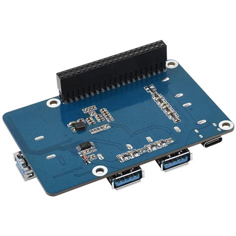 raspberry pi 4b usb 3 2 gen1 hub หมวก dc 5v คณะกรรมการการขยายตัว4x usb