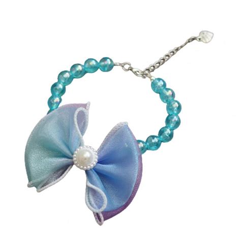 Badu Bg Колие с панделка за домашен любимец вратовръзка декорация с папионка регулируема