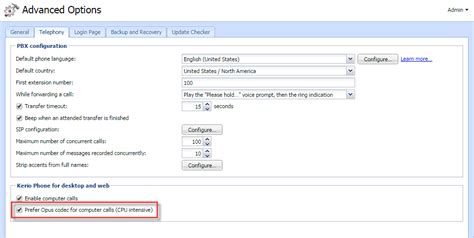 Using Opus Codec For Kerio Phone