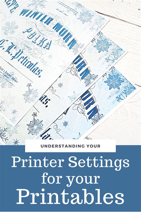 Calico Collage Junk Journal Printable Ephemera Printer Settings For Printables