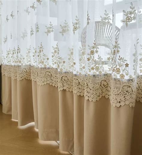 French Lace Green Velvet Luxury Curtains For Living Room Bedroom Dining
