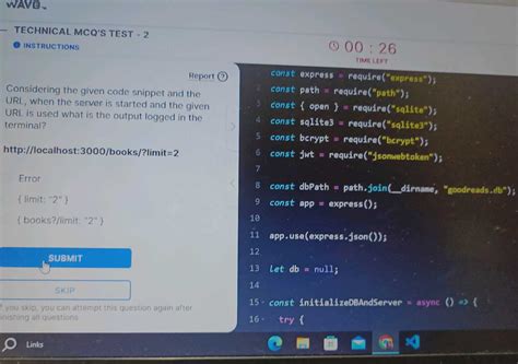 WAVE TECHNICAL MCQS TEST 2 INSTRUCTIONS 1 00 StudyX