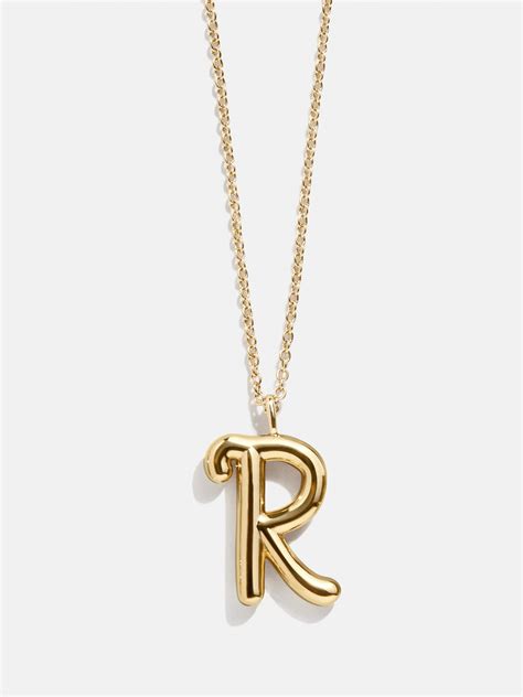 Bubble Script Initial Necklace Bubble Script Script Initial