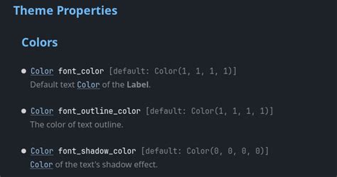 Edit Outline Color Of A Label Via Code Help Godot Forum