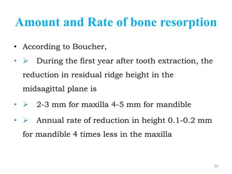Bone Resorption Pattern Pptx