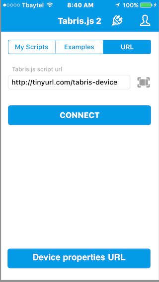 feature suggestion add device properties url button to tabrisjs development app · issue 1639