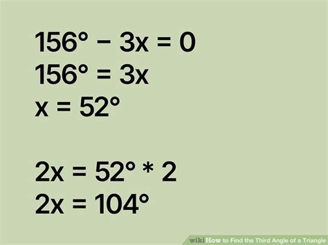 3 Ways To Find The Third Angle Of A Triangle WikiHow