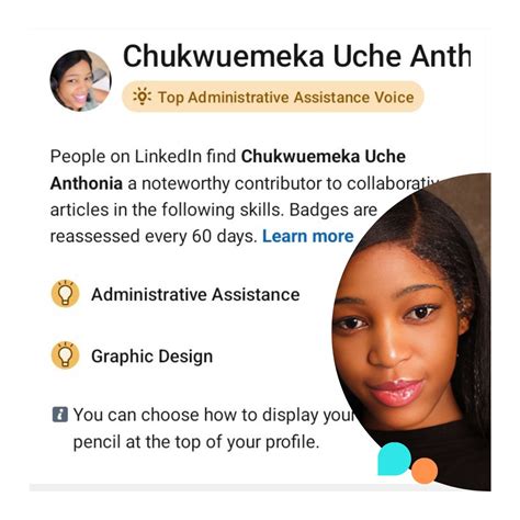 Celebrating My Second Linkedin Badge Chukwuemeka Uche Anthonia