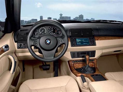 Bmw X5 Interior With Beige Leather Seats And Steering Wheel Bmw Sedan