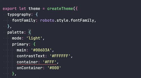 More Customization In The Theme Palette · Issue 36363 · Muimaterial