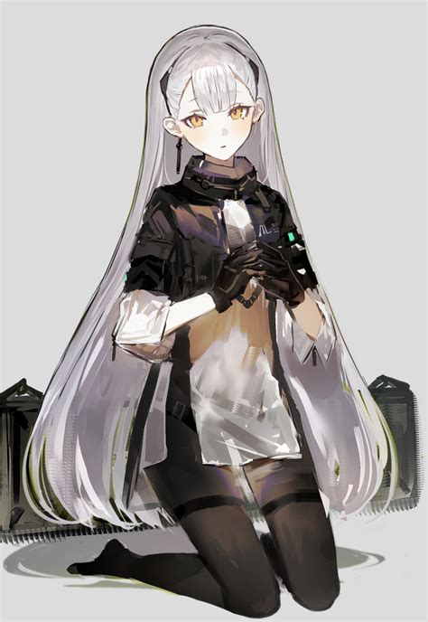 Safebooru 1girl 3 4month Ak Alfa Girls Frontline Bag Black Gloves