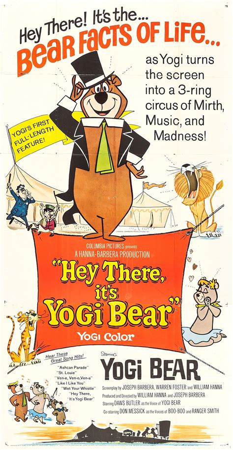 Hey There Its Yogi Bear 3 Of 4 Mega Sized Movie Poster Image Imp Awards