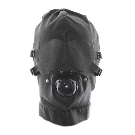 The New Sex Leather Headgear Hood Mask In Adult Games Sex Toys For Women And Men Stimulate Fun