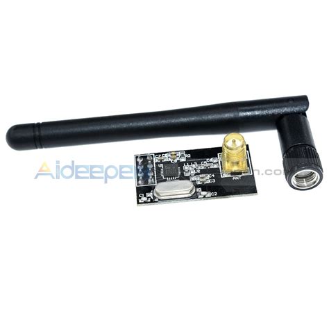 nrf24l01 wireless transceiver module sma antenna for arduino aideepen
